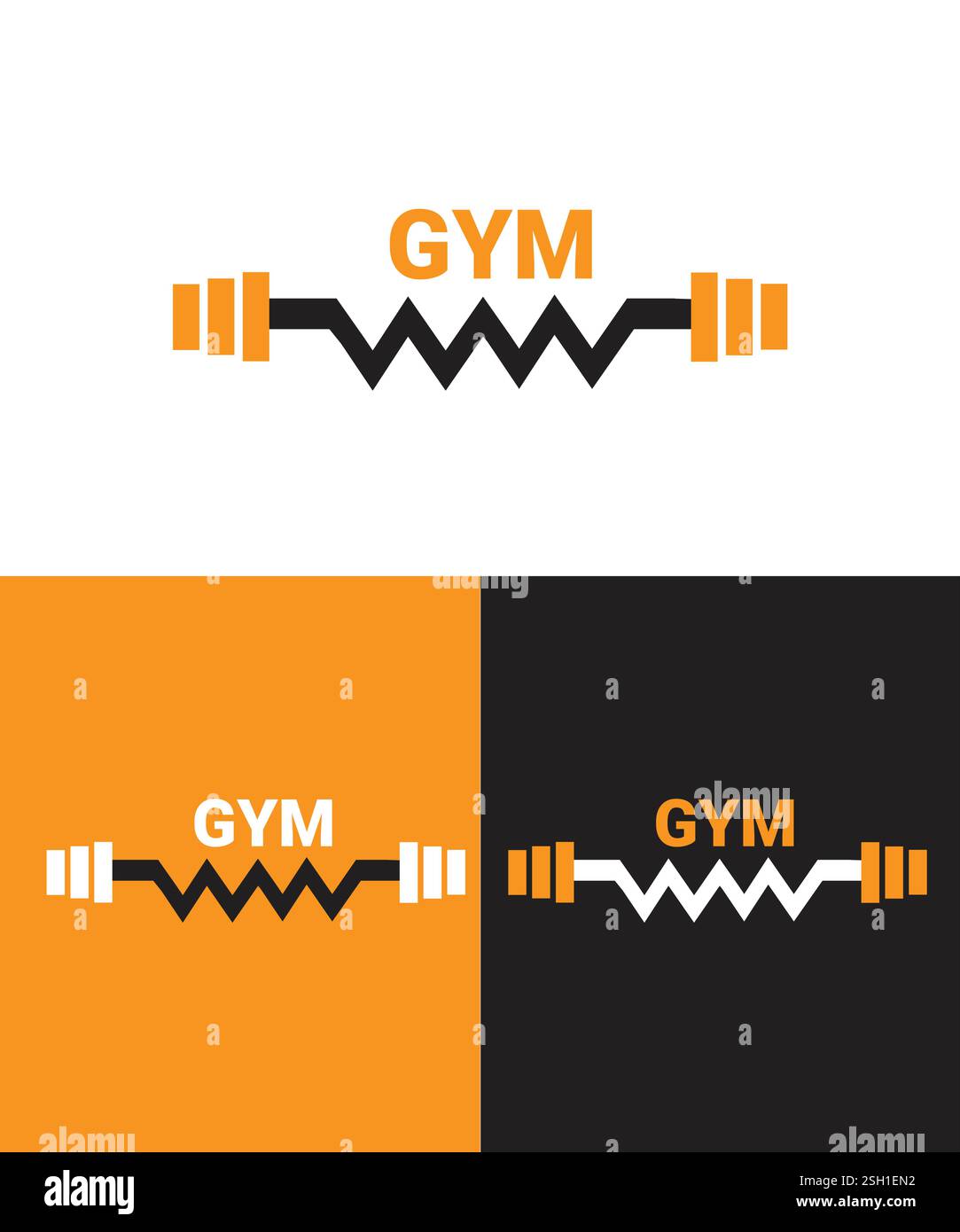 Gym Fitness Logo Design Vector ,Barbell Logo Design Concept Stock ...