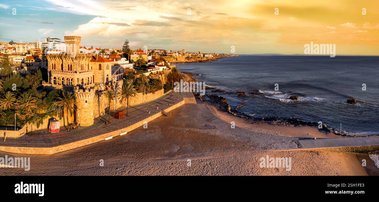 Portugal atlantic coast cascais sunset hi-res stock photography and ...