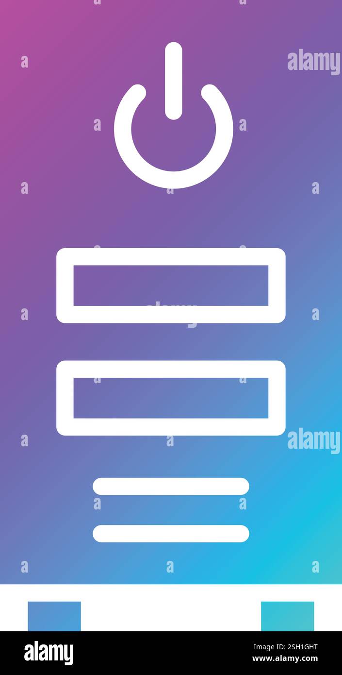 Minimal cpu icon Cut Out Stock Images & Pictures - Alamy