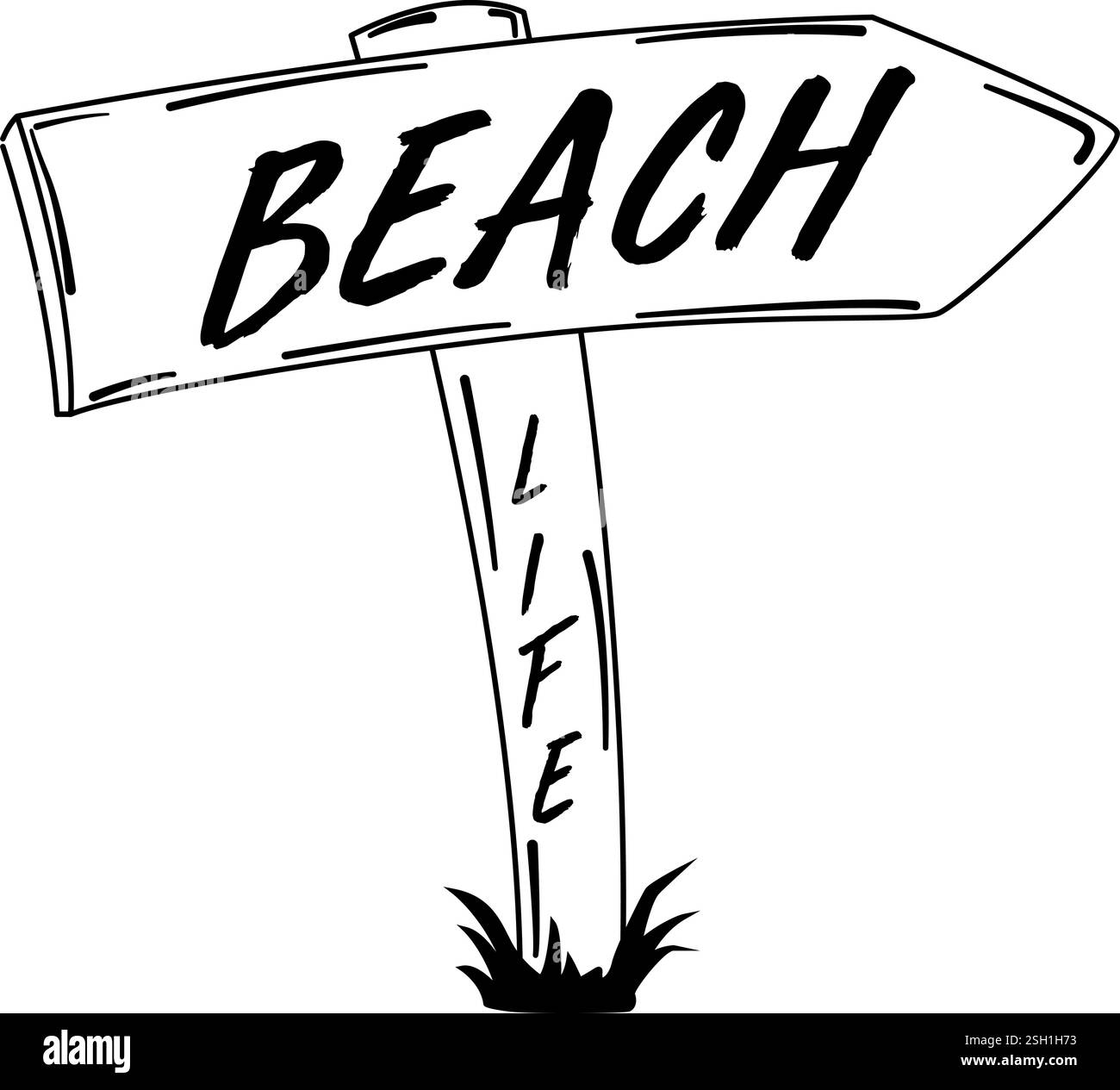 Beach Life Digital EPS Vector File | High-Quality Coastal Graphics for ...