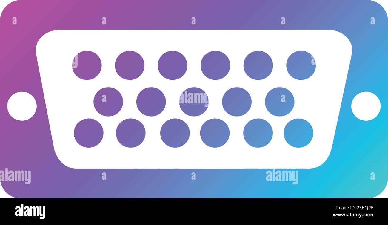 Vga icon vector vectors hi-res stock photography and images - Alamy