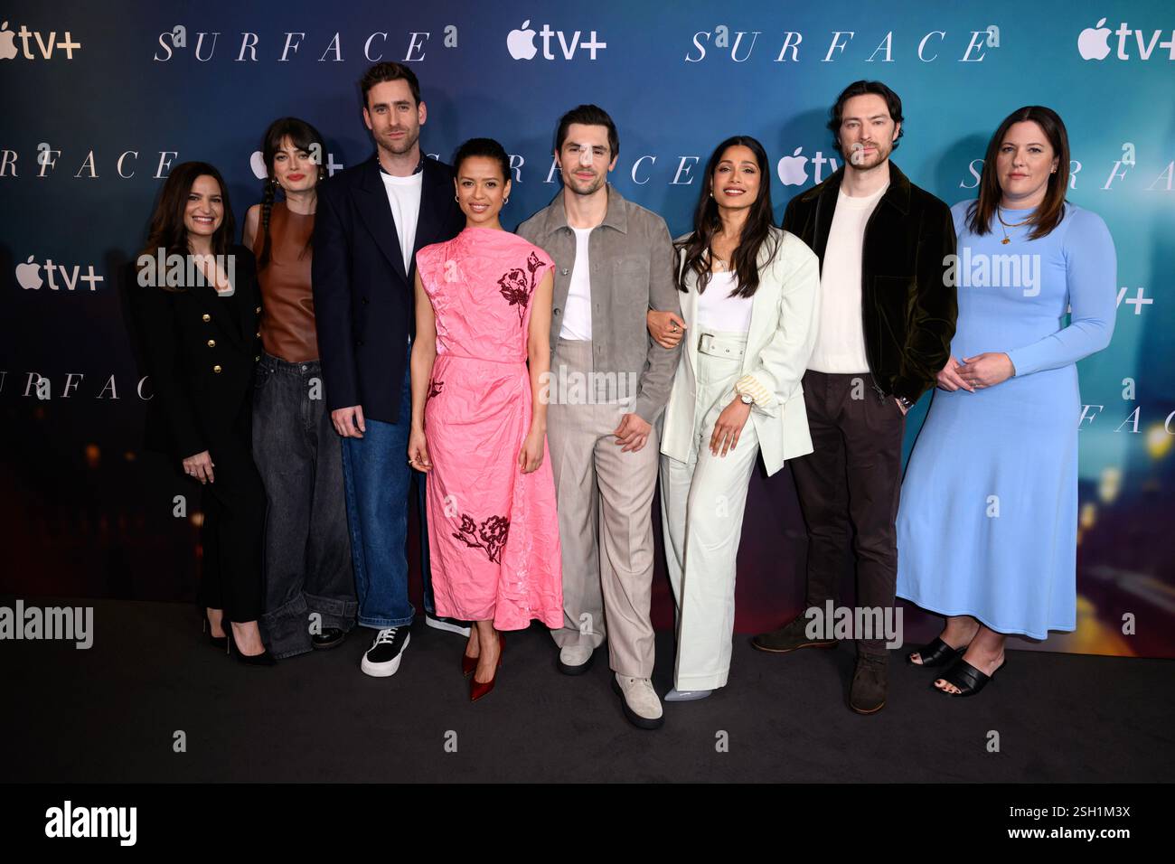 London, UK. February 10th, 2025. Gugu Mbatha-Raw, Oliver Jackson-Cohen ...