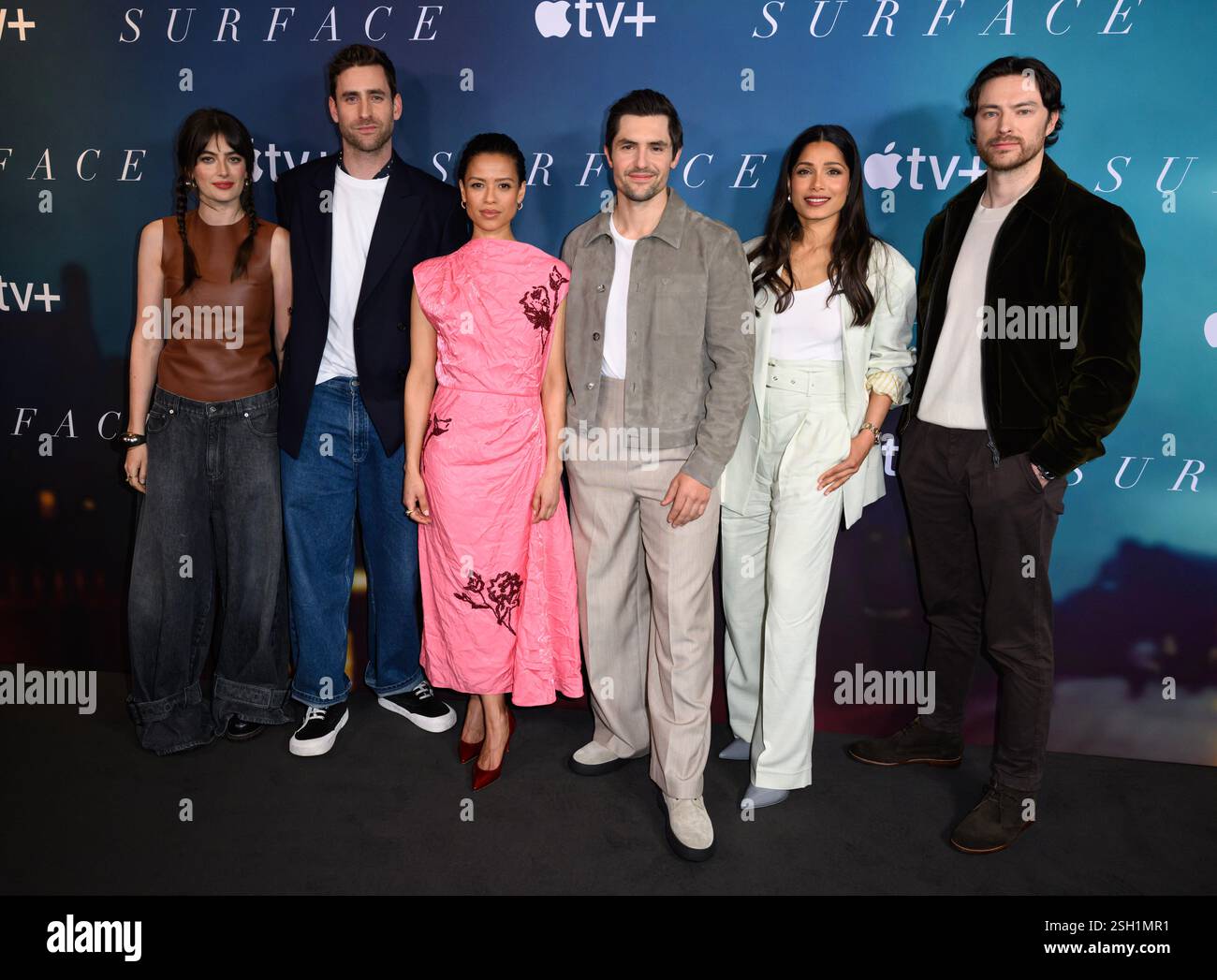 London, UK. February 10th, 2025. Gugu Mbatha-Raw, Oliver Jackson-Cohen ...