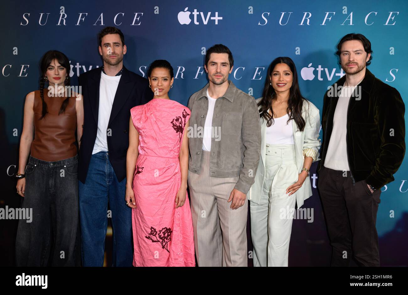 London, UK. February 10th, 2025. Gugu Mbatha-Raw, Oliver Jackson-Cohen ...