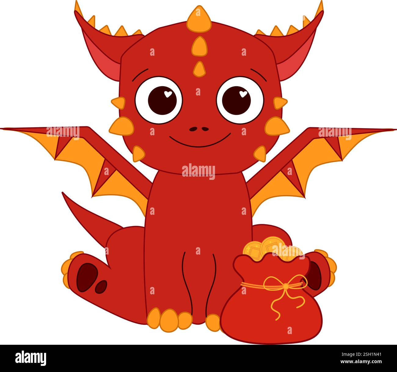 Lucky bag chinese character Stock Vector Images - Alamy