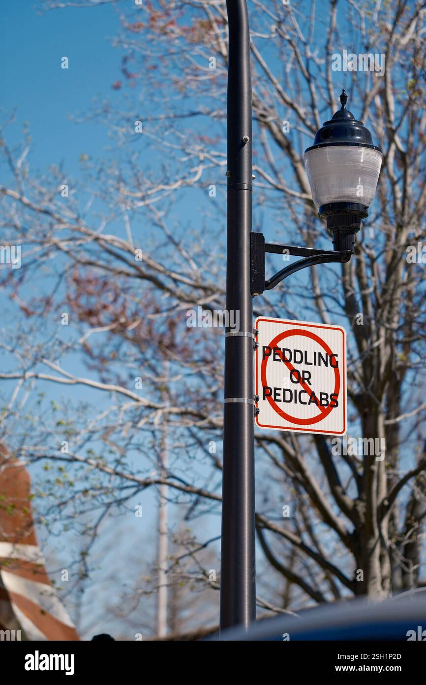 Warning Sign on the front of Tree Stock Photo - Alamy