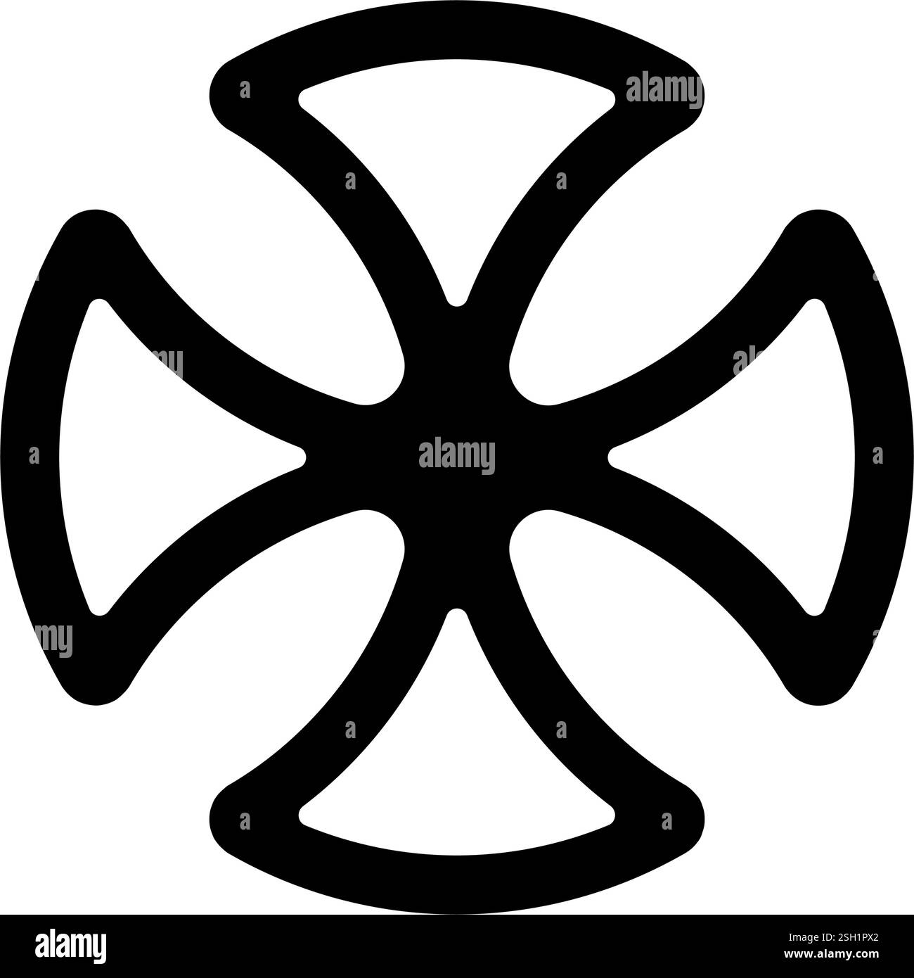 Maltese cross Black and White Stock Photos & Images - Alamy