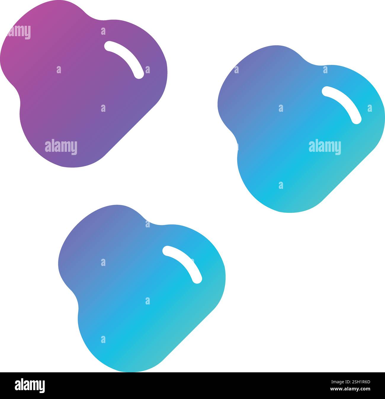 Puffs Vector Icon Design Illustration Stock Vector Image & Art - Alamy