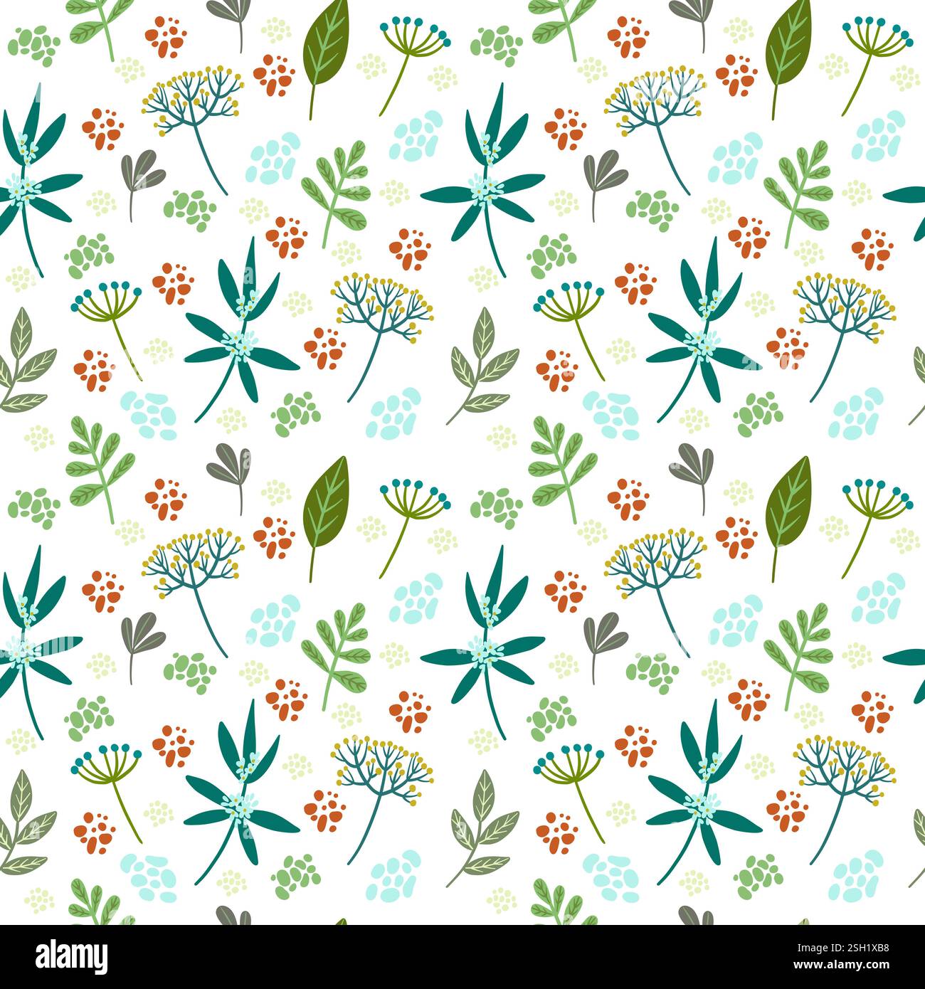 Pattern green field blue Stock Vector Images - Alamy