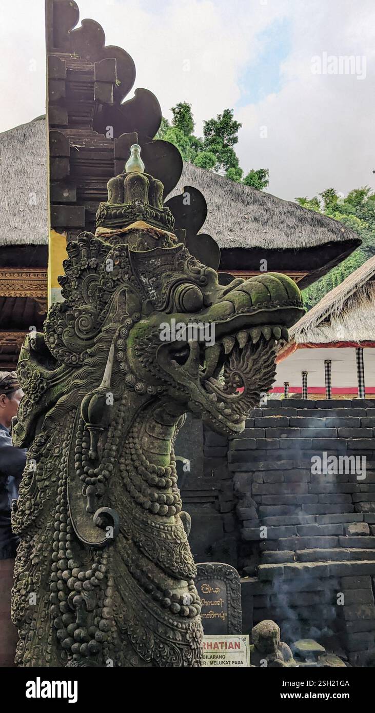 Intricate Stone Dragon Sculpture at Cultural Temple Stock Photo - Alamy