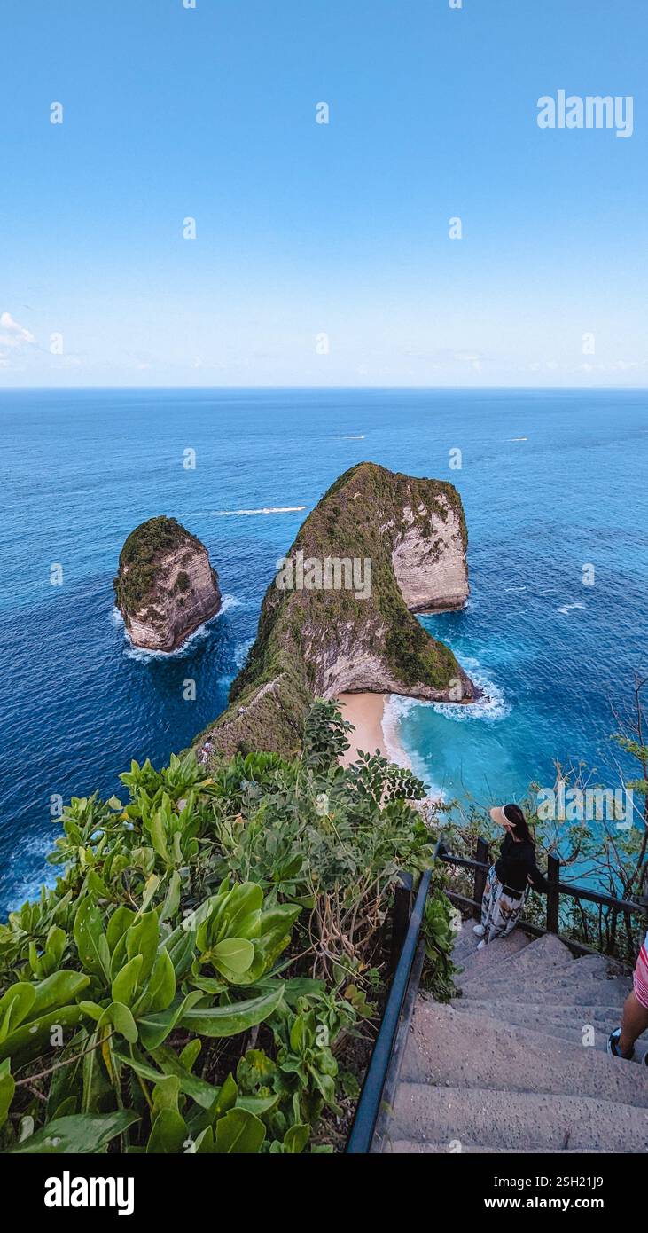 Panoramic View of Diamond Beach, Nusa Penida Stock Photo - Alamy