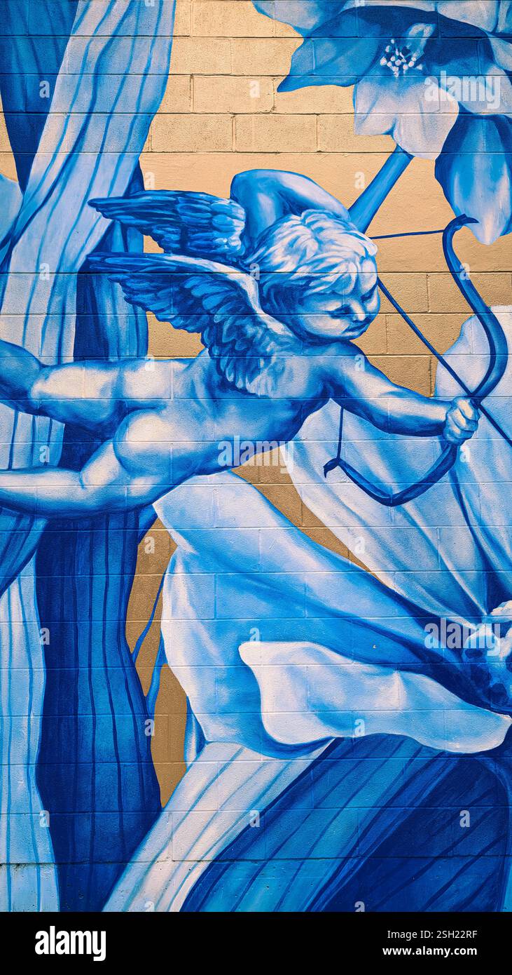 Angel mural not church hi-res stock photography and images - Alamy