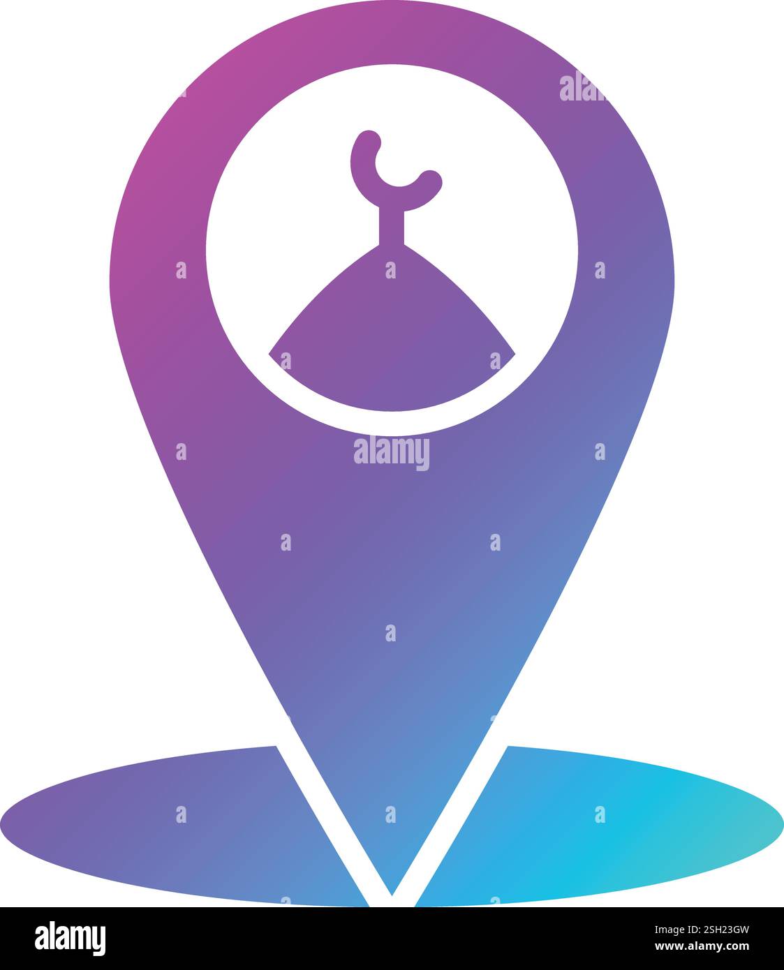 Mosque location Vector Icon Design Illustration Stock Vector Image ...