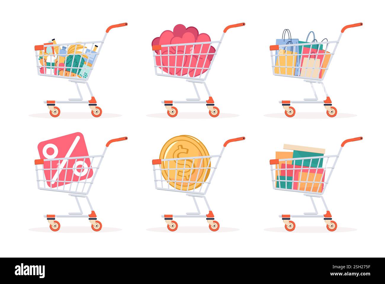 Wrapped food gifts Stock Vector Images - Alamy