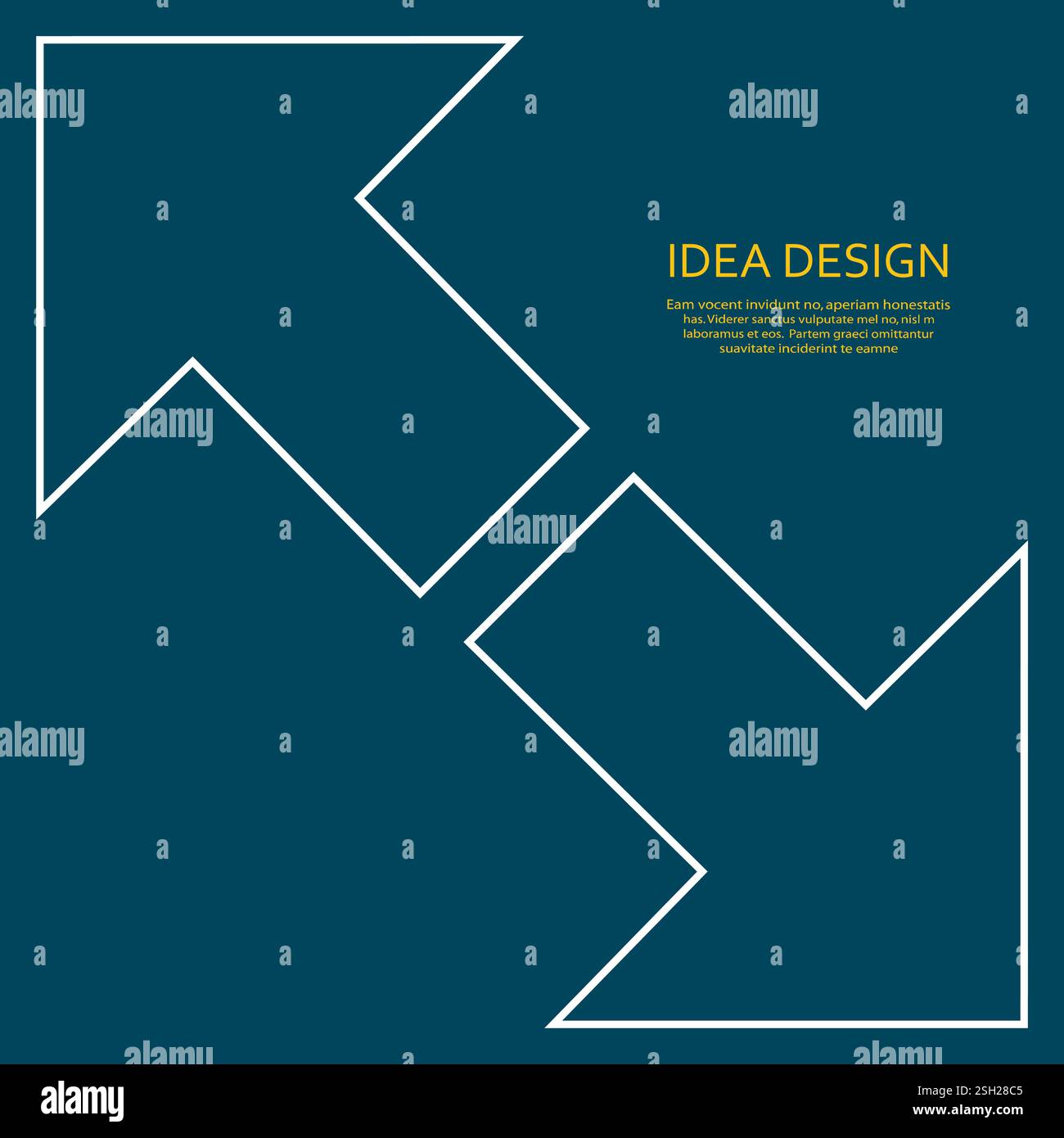 Vector arrow. Two abstract symbol Stock Vector Image & Art - Alamy