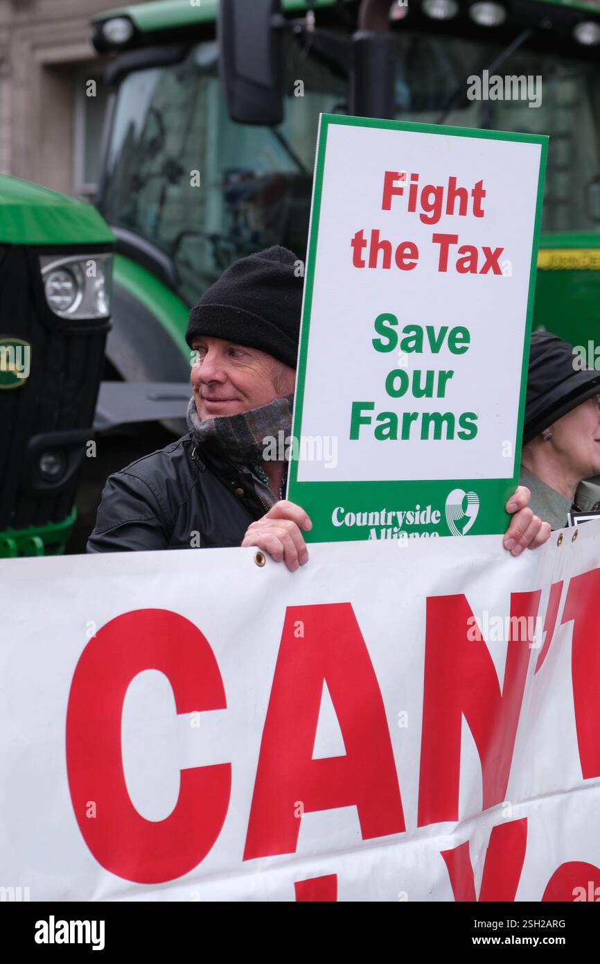 Westminster, London, UK. 10th Feb 2025. Thousands of farmers protest in ...