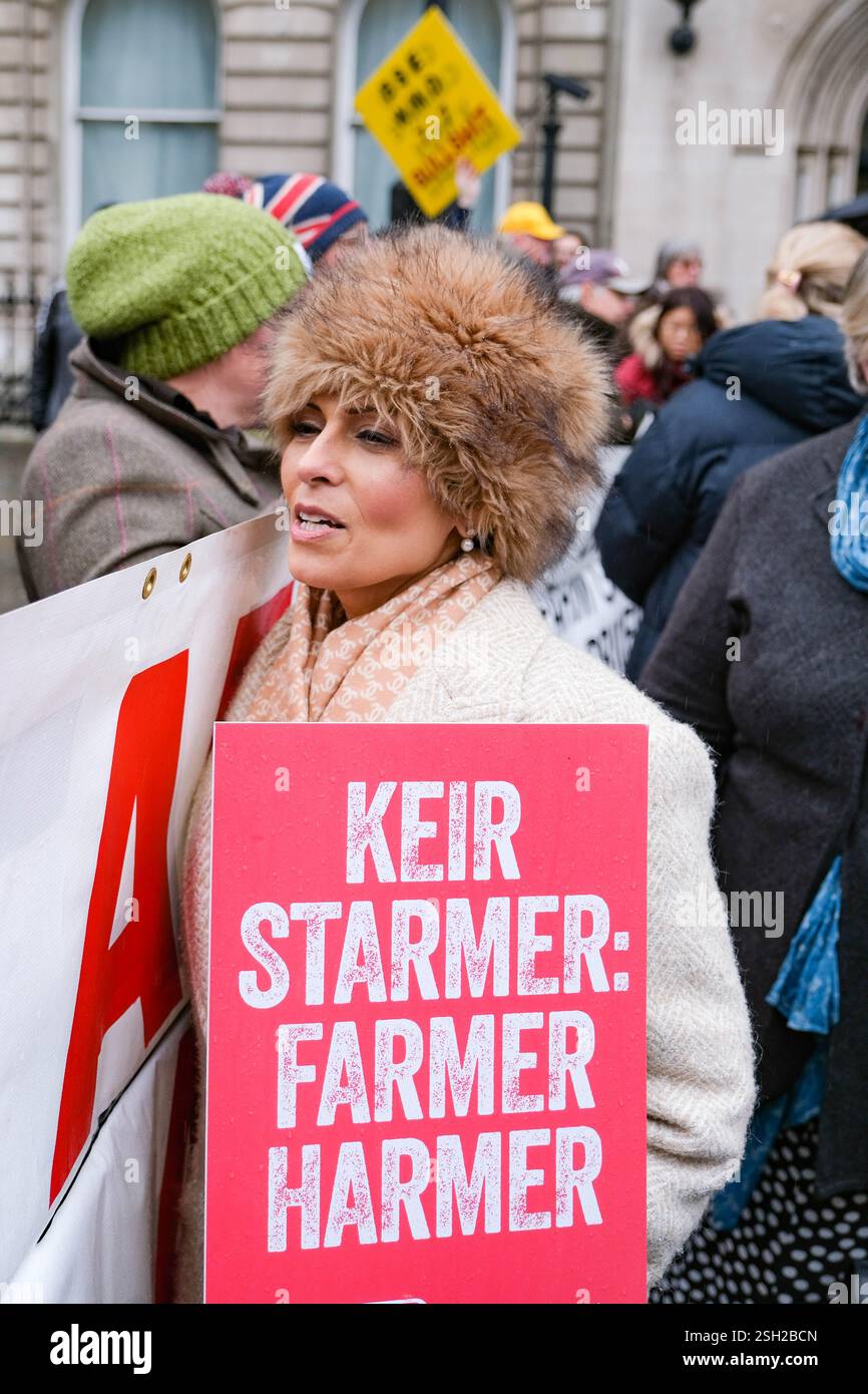 Westminster, London, UK. 10th Feb 2025. Thousands of farmers protest in ...
