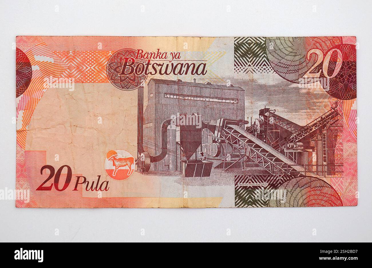 20 pula banknote, Botswana, Africa Stock Photo - Alamy
