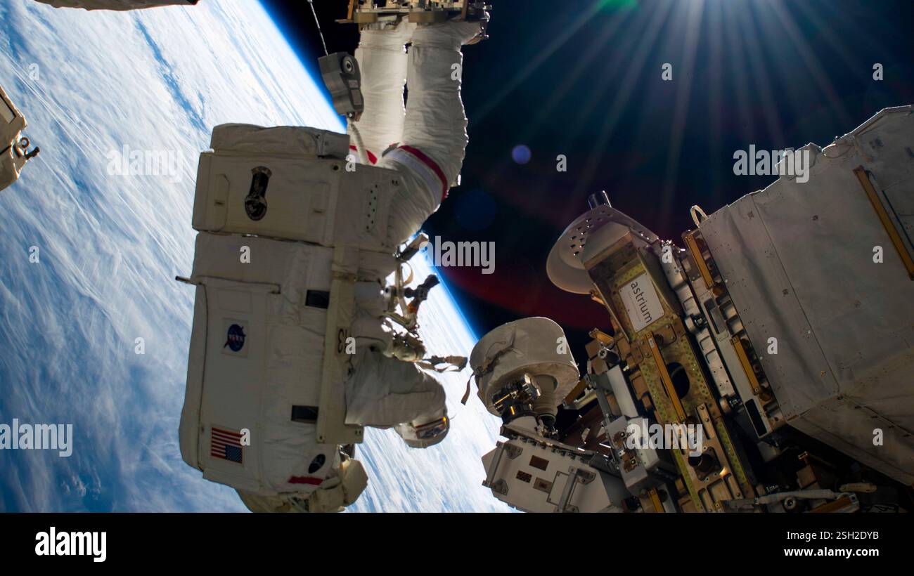 ISS - 30 January 2025 - NASA astronaut and Expedition 72 Commander Suni ...