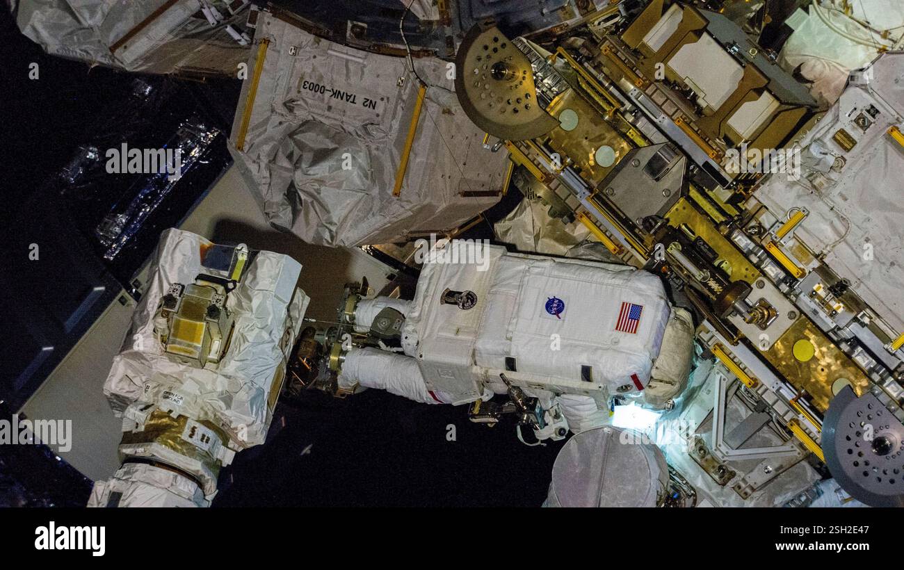 ISS - 30 January 2025 - NASA astronaut and Expedition 72 Commander Suni ...