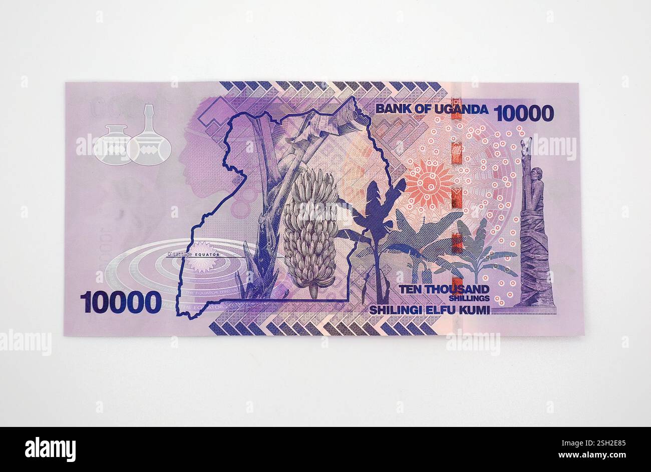 10 000 Shilling banknote, Ugandan shilling, UGX, Uganda, East Africa ...