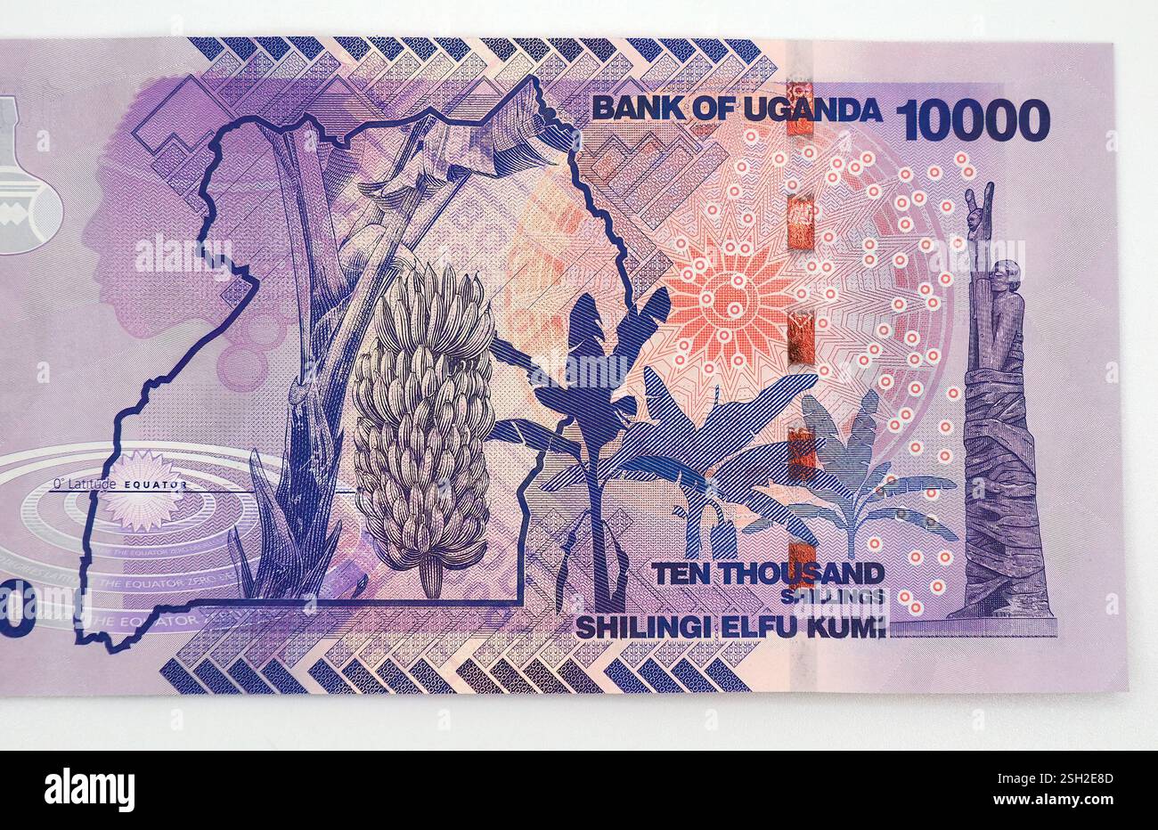 10 000 Shilling banknote, Ugandan shilling, UGX, Uganda, East Africa ...