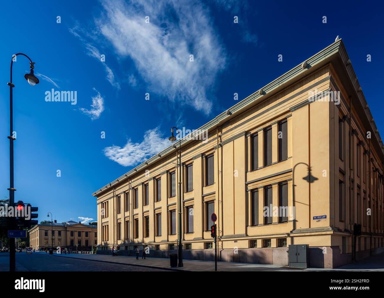 The University of Oslo building features unique architecture set ...