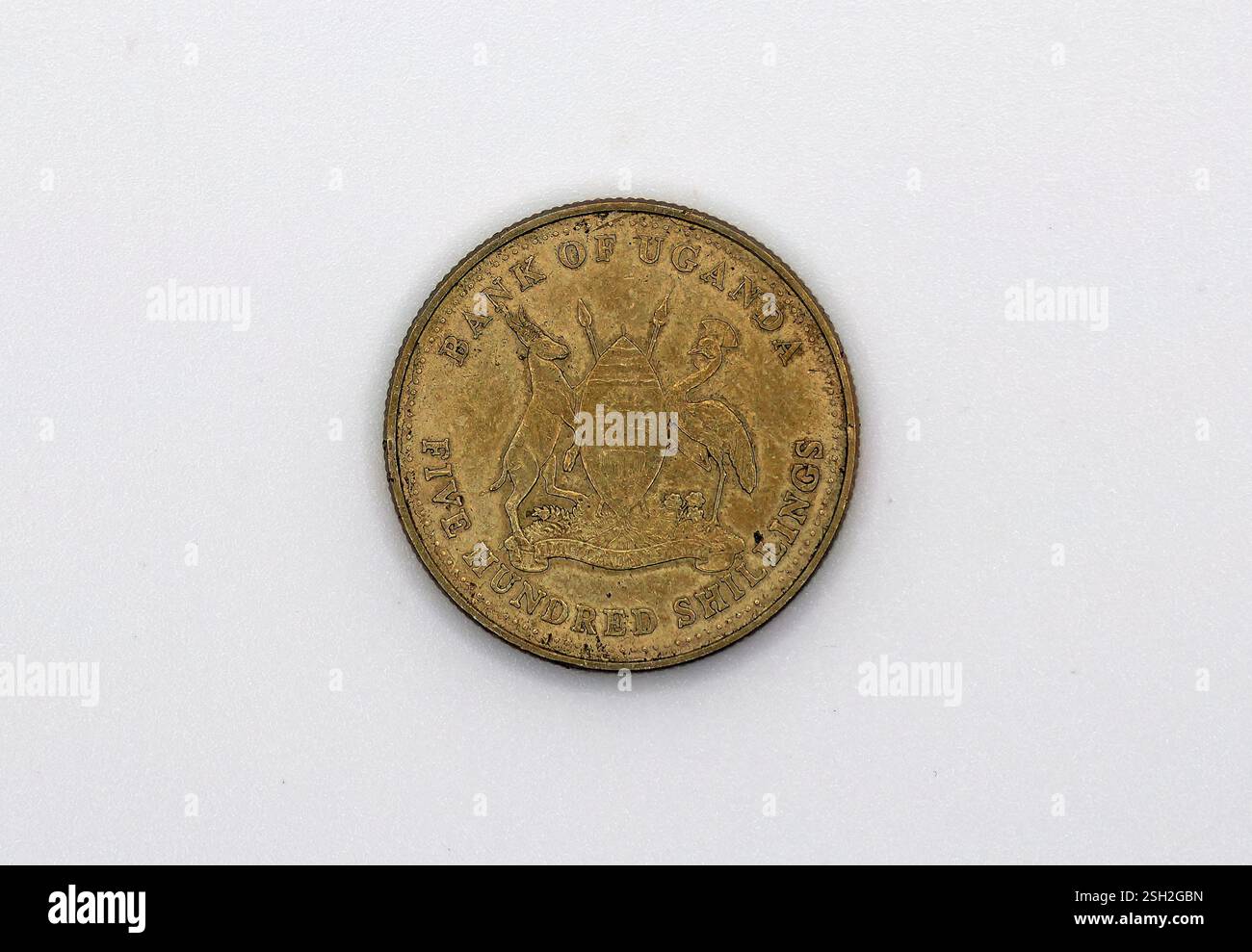 500 Schillings coin, Ugandan shilling, UGX, Uganda, East Africa Stock ...