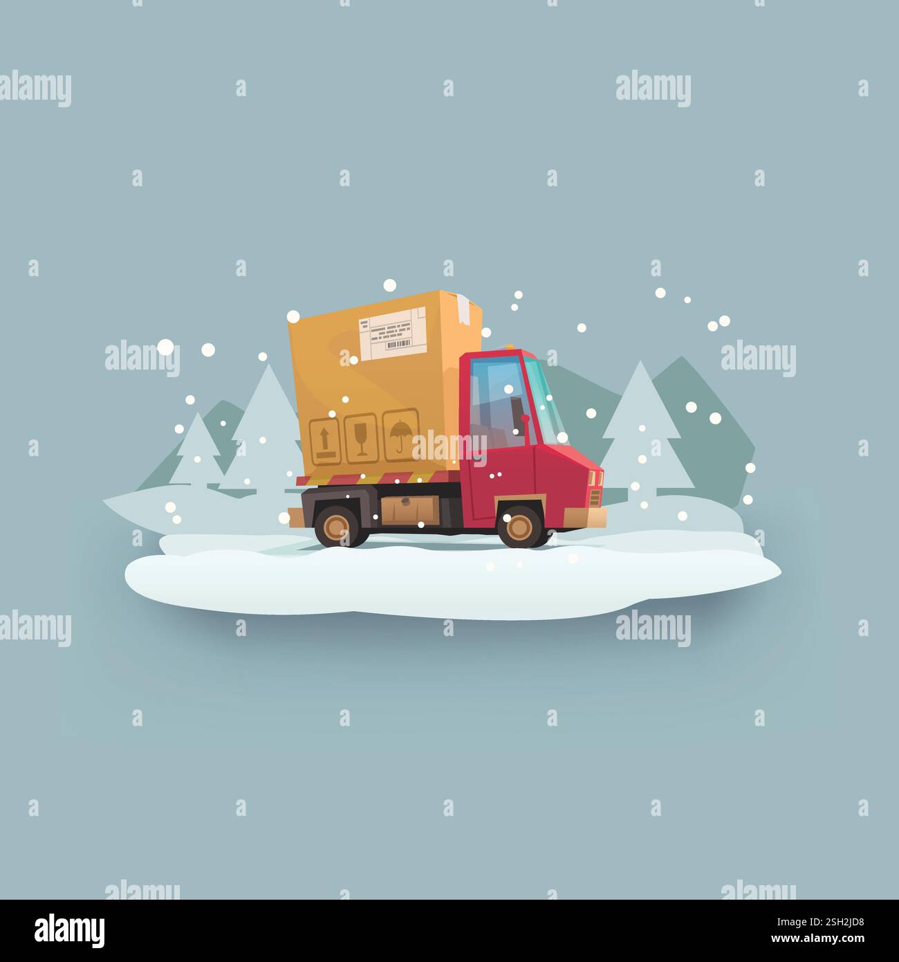 Storm logistics Stock Vector Images - Alamy