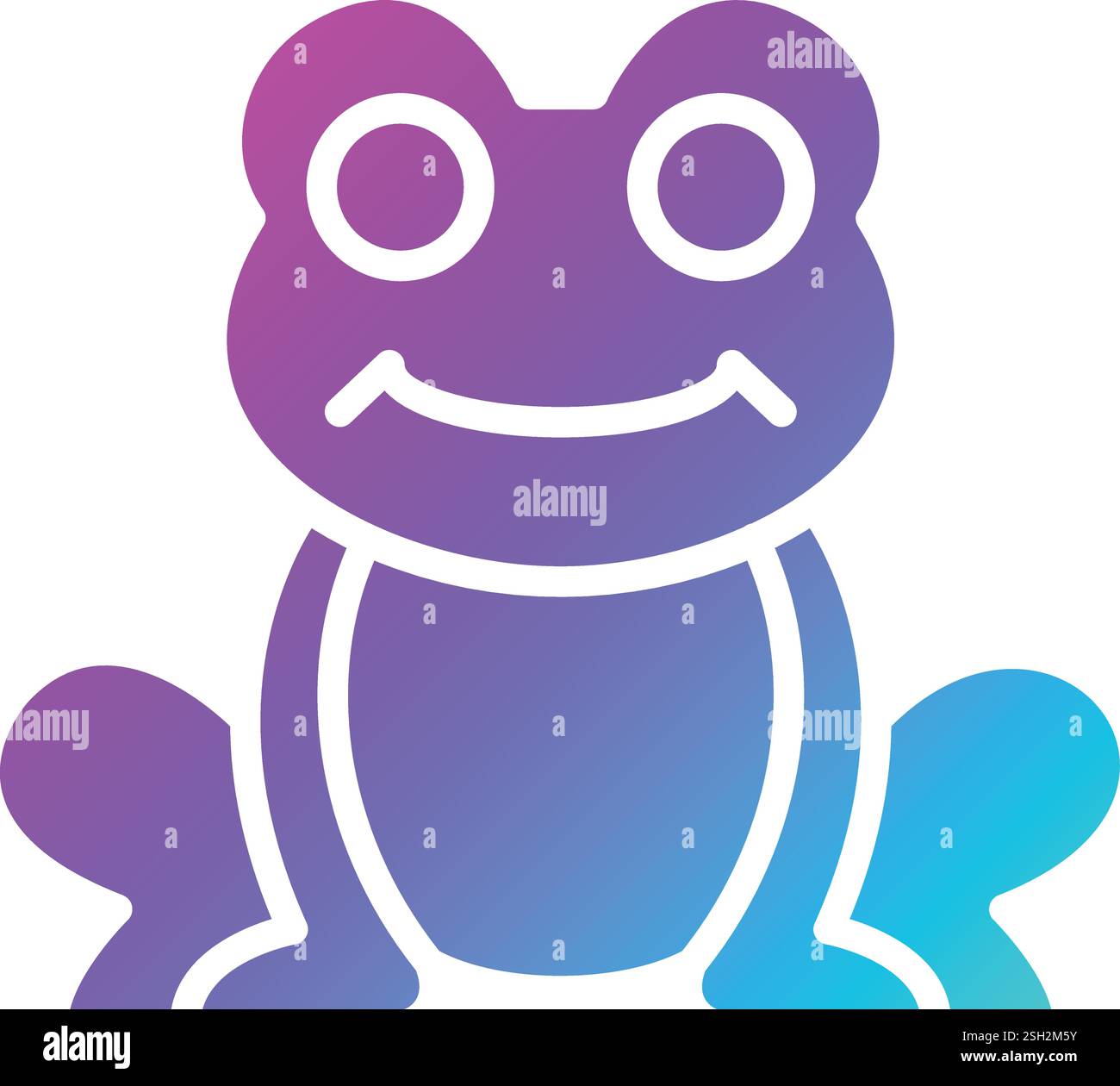 Frog Vector Icon Design Illustration Stock Vector Image & Art - Alamy