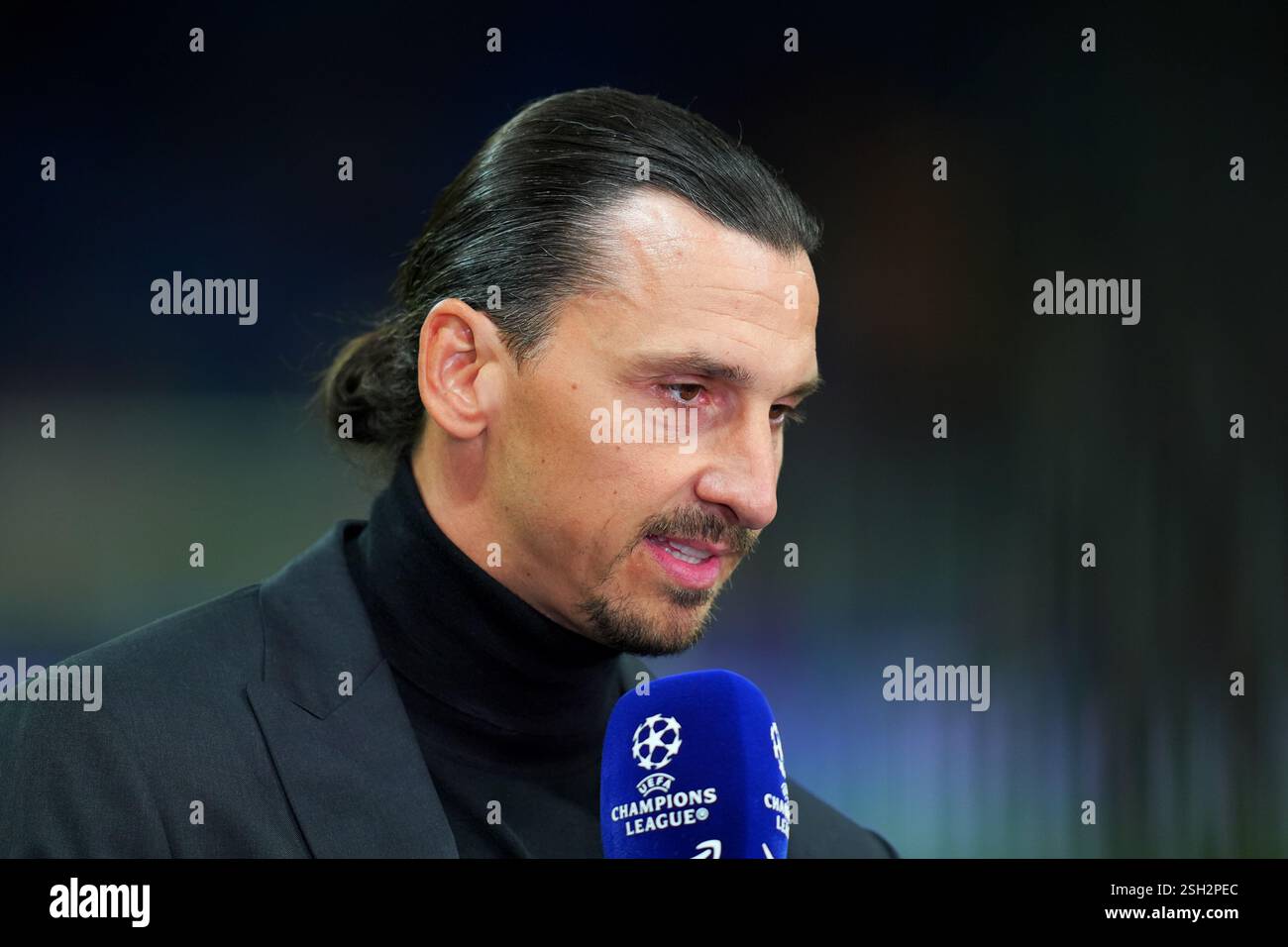 Milano, Italia. 17th Sep, 2024. AC MilanÕs Zlatan Ibrahimovic during ...
