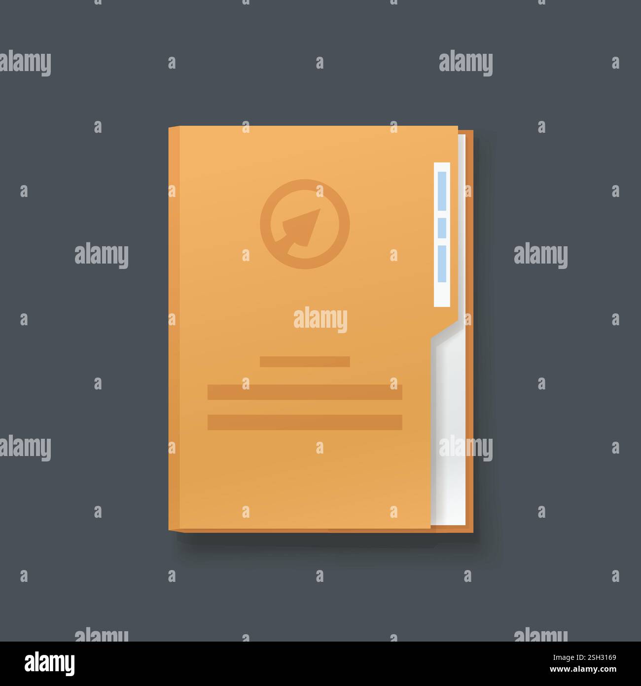 Business papers folder template Stock Vector Images - Alamy
