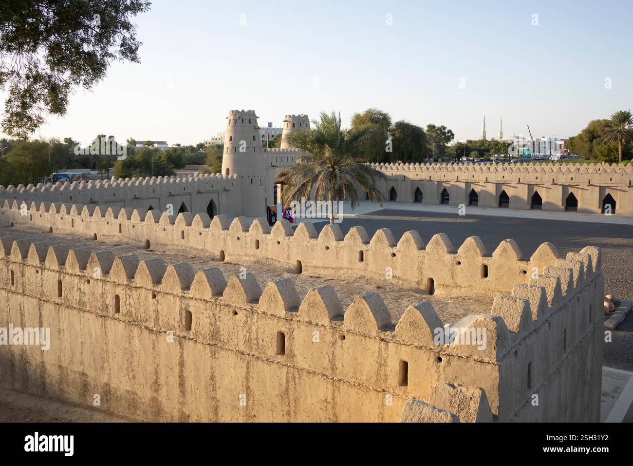Al Ain, United Arab Emirates. 23rd Jan, 2025. View from the watchtower ...