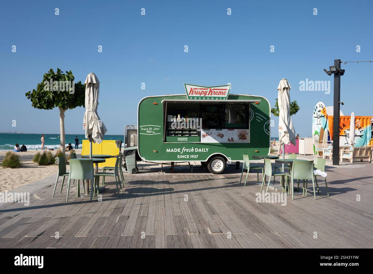Dubai, United Arab Emirates. 21st Jan, 2025. A food truck from the fast ...
