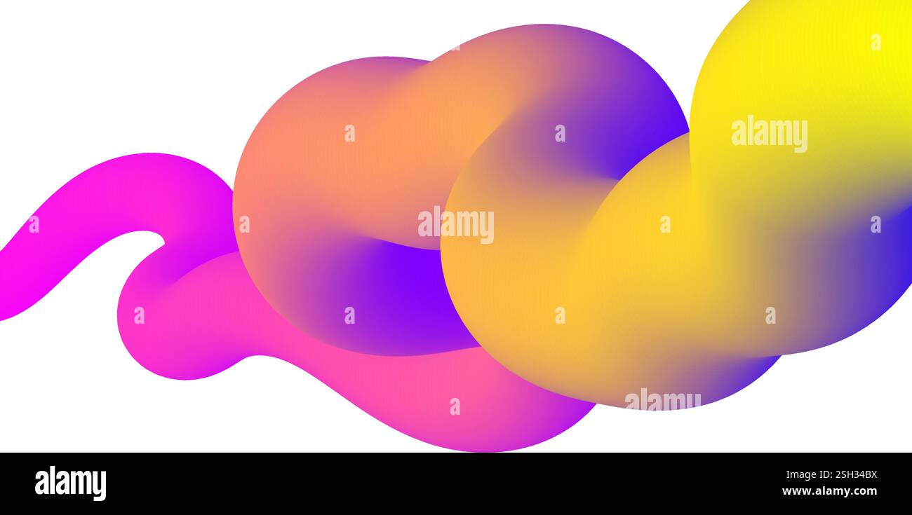wavy colorful gradient shape. Vector illustration Stock Vector Image ...