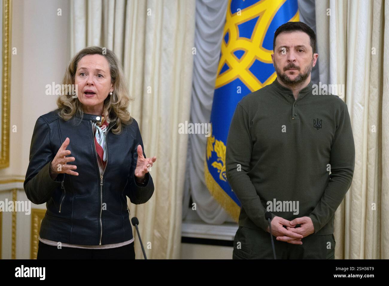 President of the European Investment Bank Nadia Calvino and Ukrainian ...