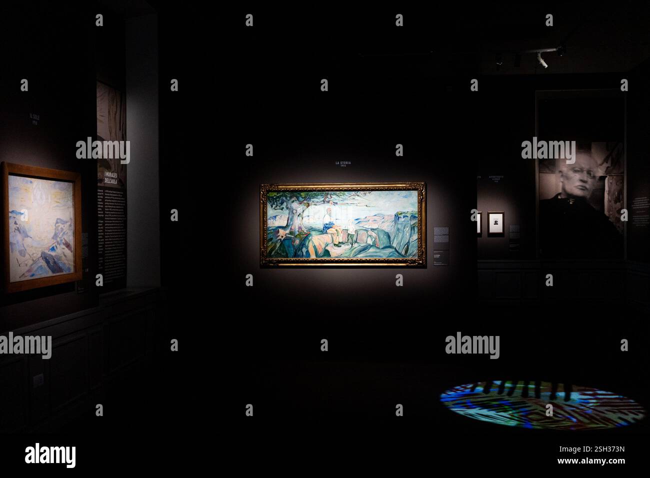 Rome, Italy. 10th Feb, 2025. Press preview of the exhibition "Munch ...