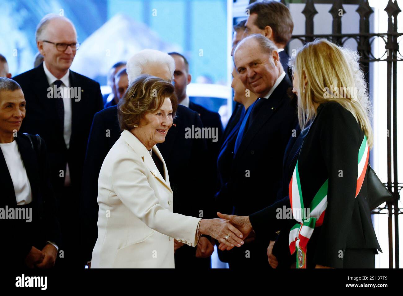 Roma, Italia. 10th Feb, 2025. Il Presidente della Repubblica Sergio ...