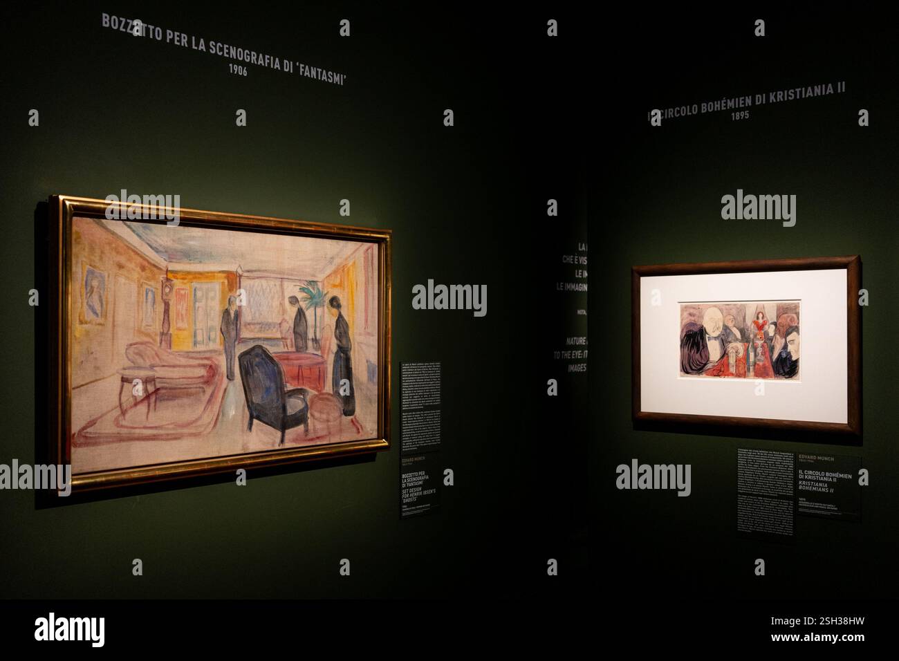 Rome, Italy. 10th Feb, 2025. Press preview of the exhibition "Munch ...