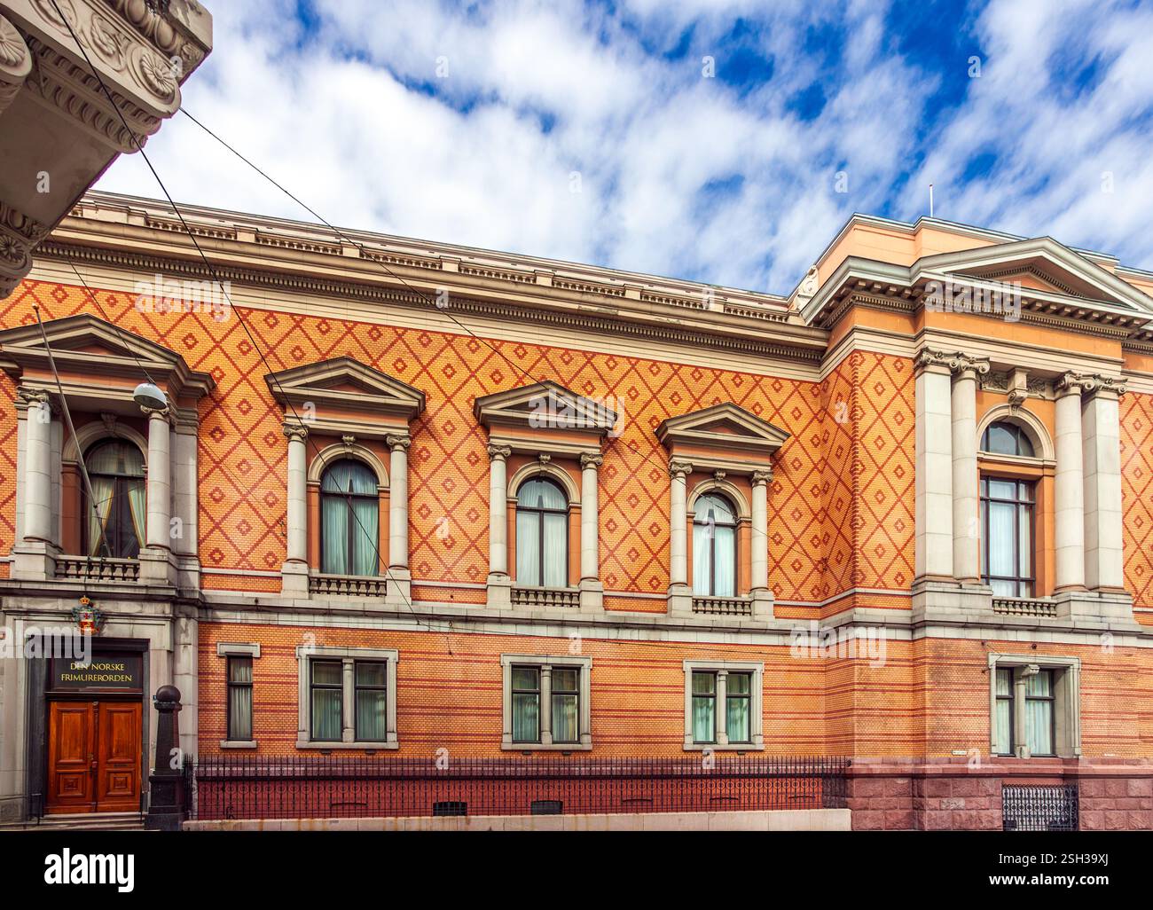 The Norwegian Order of Freemasons building stands out with its ...