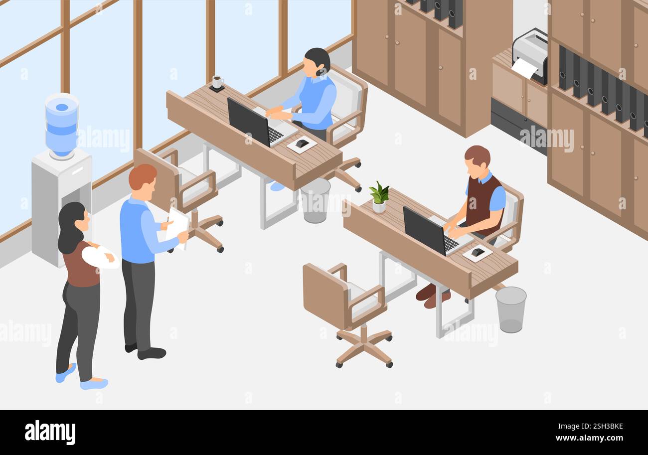 Customer waiting to be served Stock Vector Images - Alamy