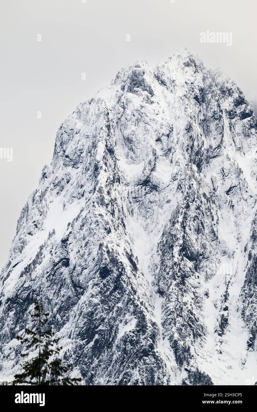 Rugged rocky mountains covered in hi-res stock photography and images ...