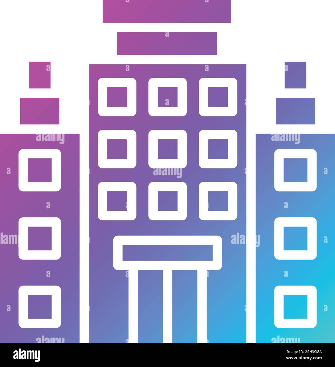 Hotel Vector Icon Design Illustration Stock Vector Image & Art - Alamy