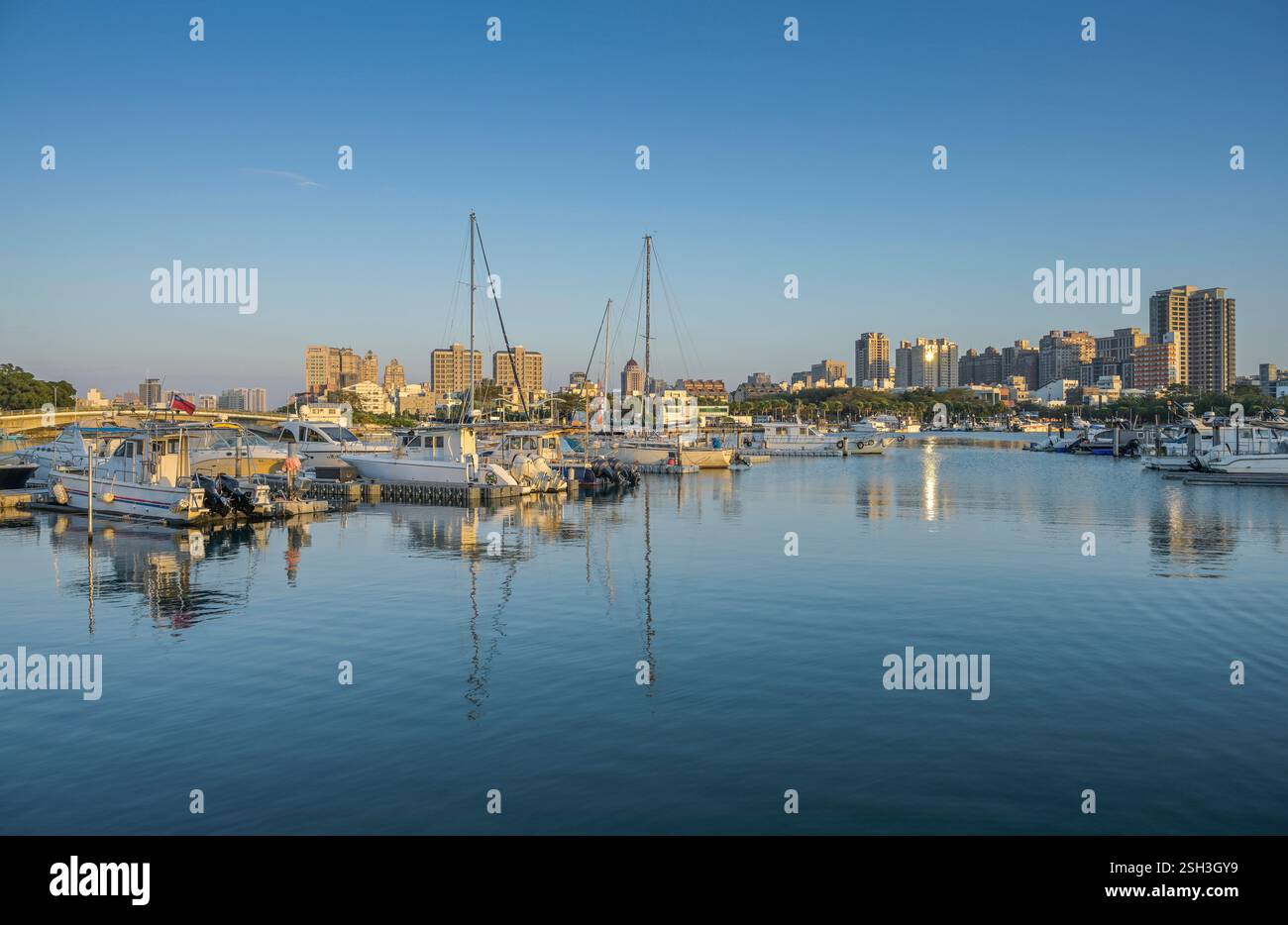 Boote, Yachten, Anping Harbour, South District, Tainan, Taiwan ...