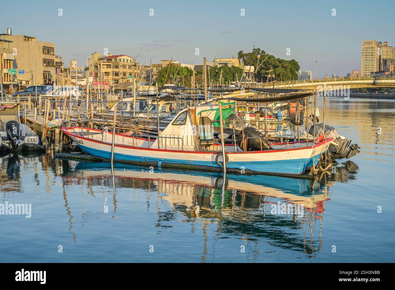 Boote, Yachten, Anping Harbour, South District, Tainan, Taiwan ...