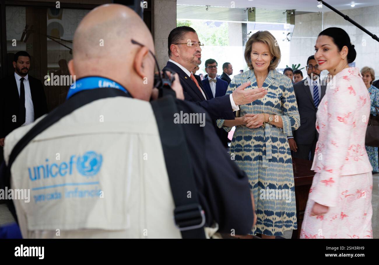 San Jose, Costa Rica. 10th Feb, 2025. President of the Republic of ...