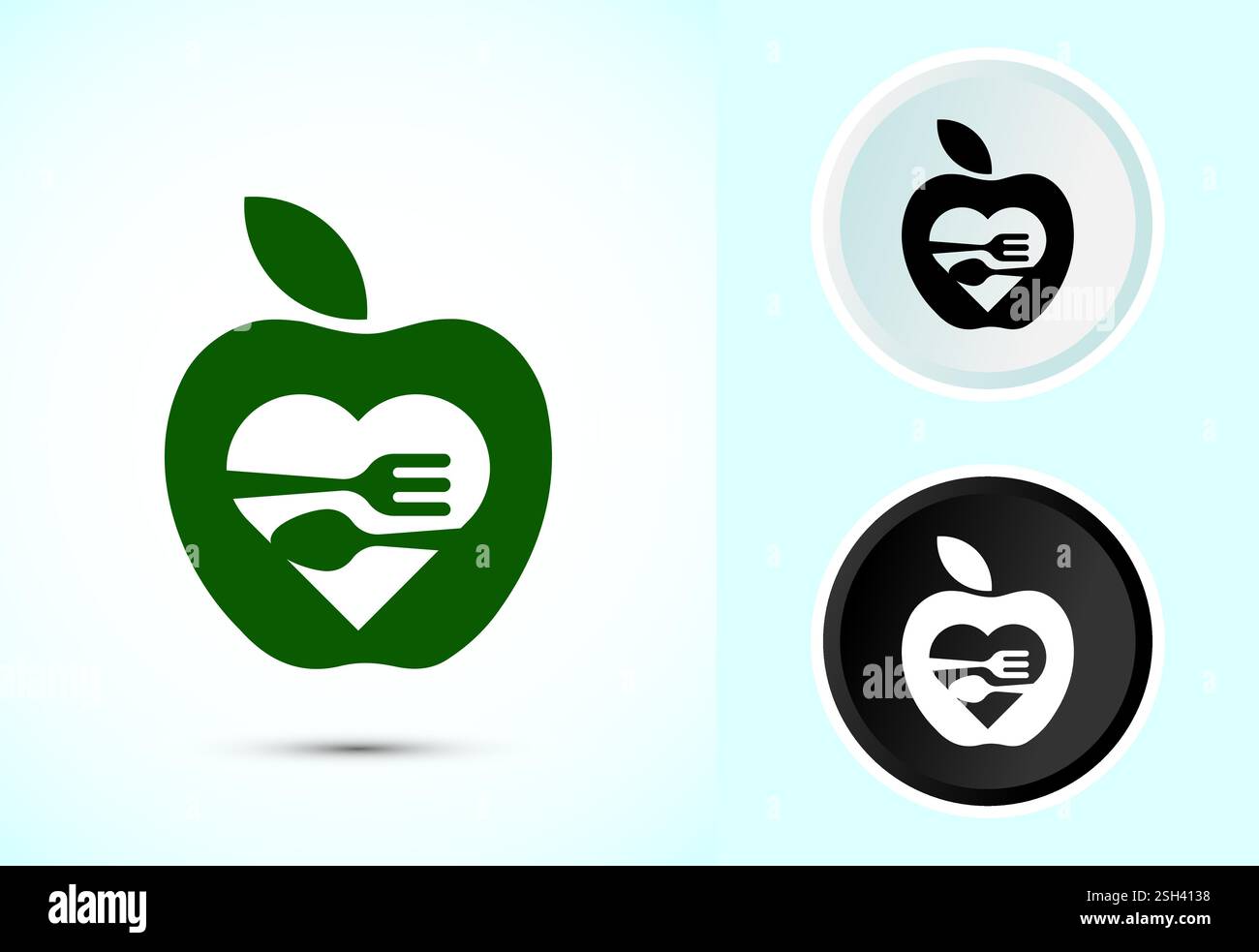 Healthy eating icon design illustration. Healthy food sign symbol Stock ...