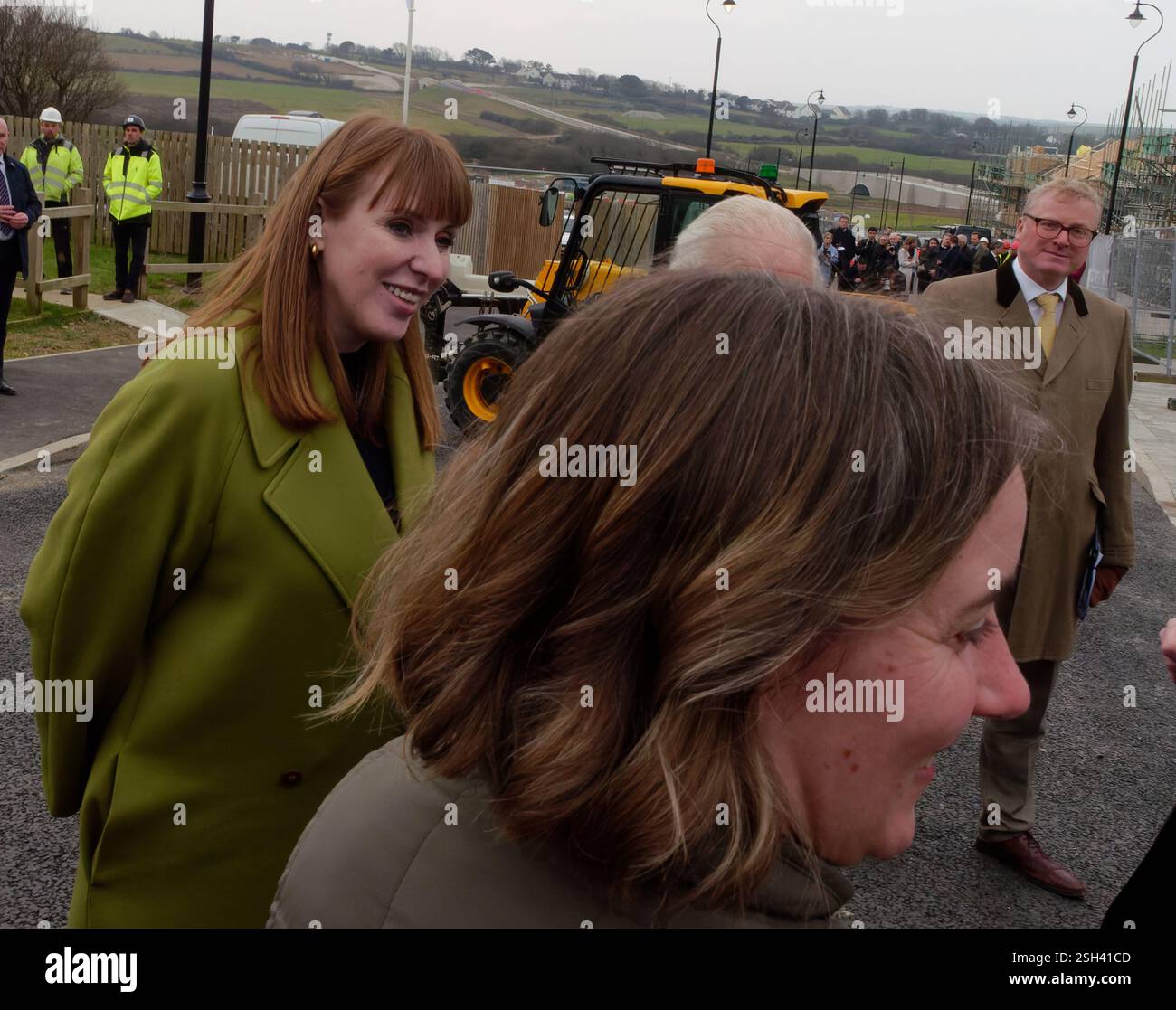 Nansledan, Cornwall, UK. 10th Feb, 2025. King Charles Escorts the prime ...