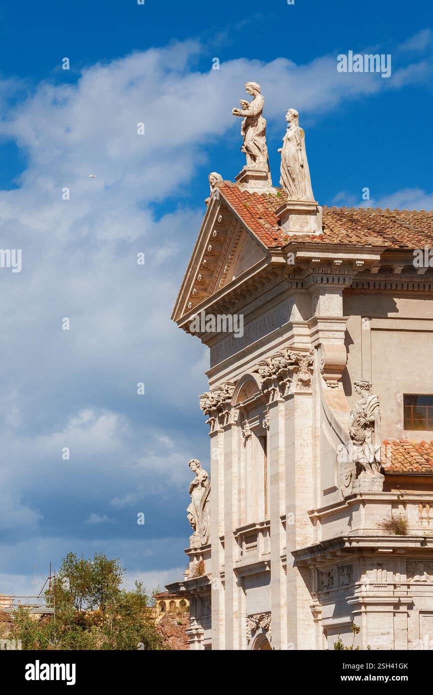 Basilica of Saint Frances of Rome beautiful renaissance and baroque ...