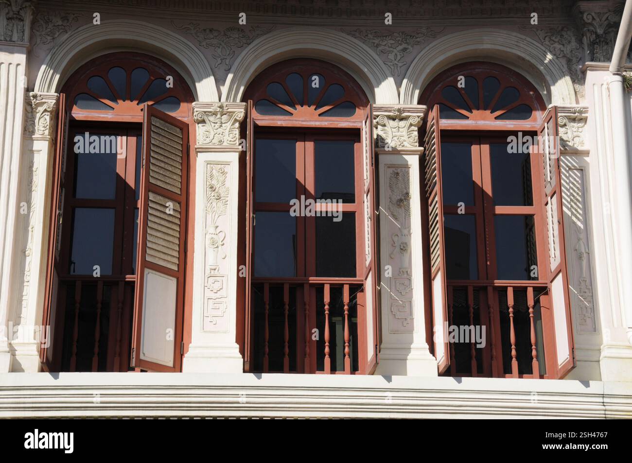 One of the surviving old shop houses on Trengganu Street in Chinatown ...